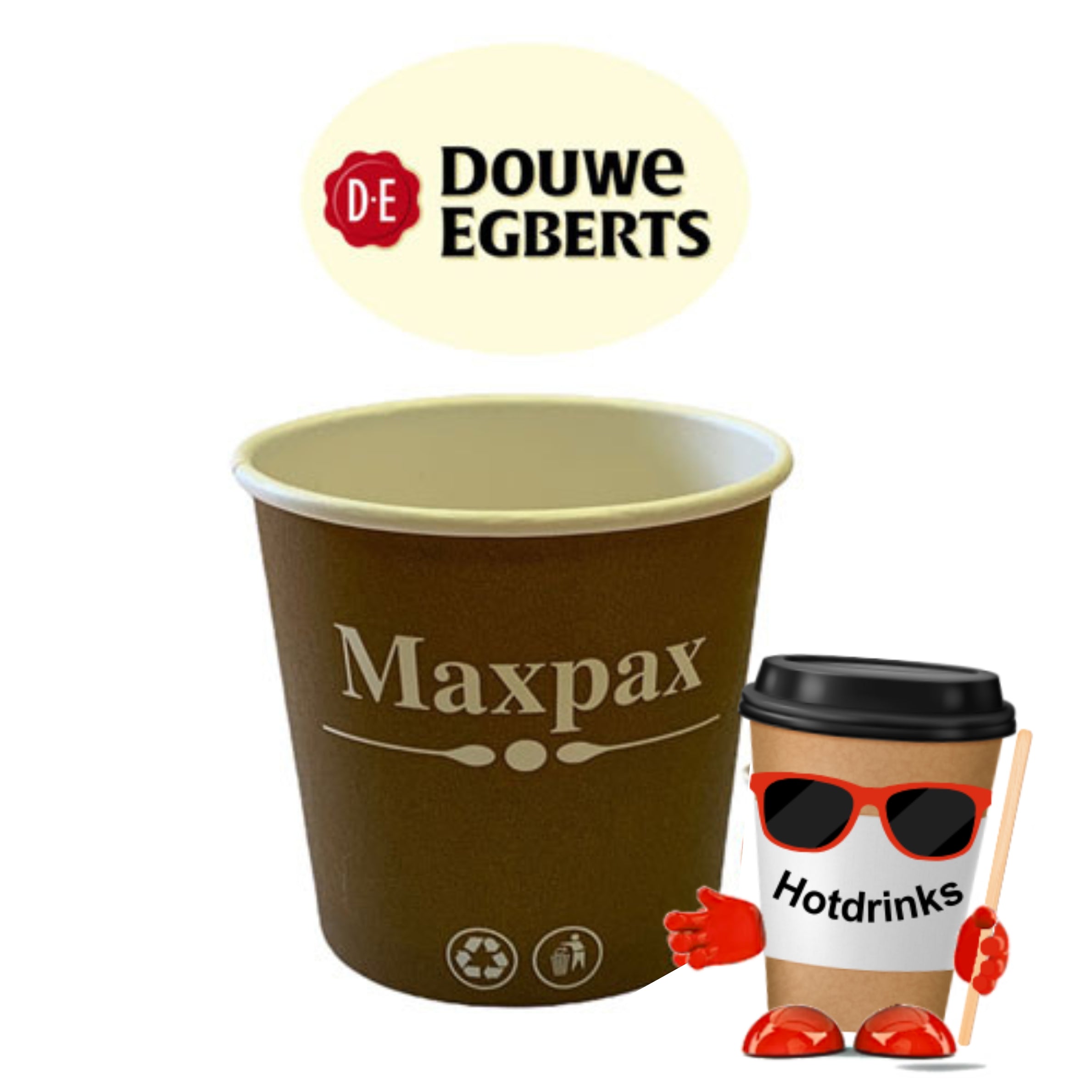 76mm Douwe Egbert Pure Gold Coffee White – In Cup Drinks
