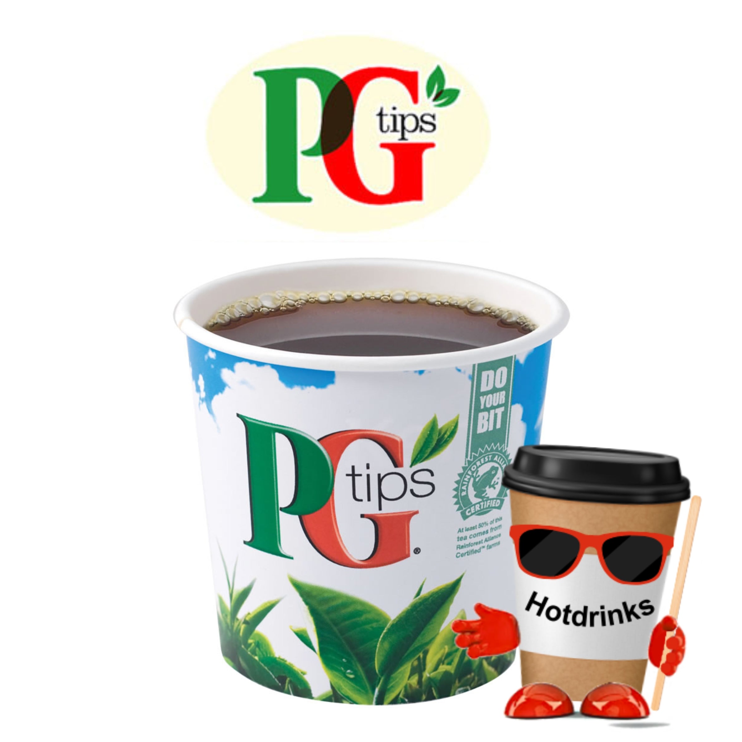 76mm PG Tips Tea Black – In Cup Drinks