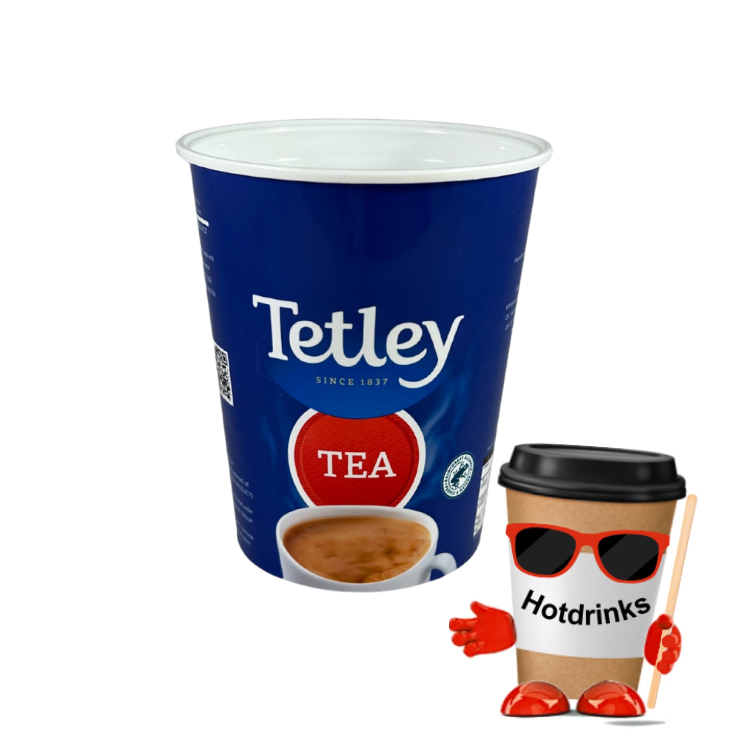 2Go Tetley Tea 'Bag & Tag' White – In Cup Drinks