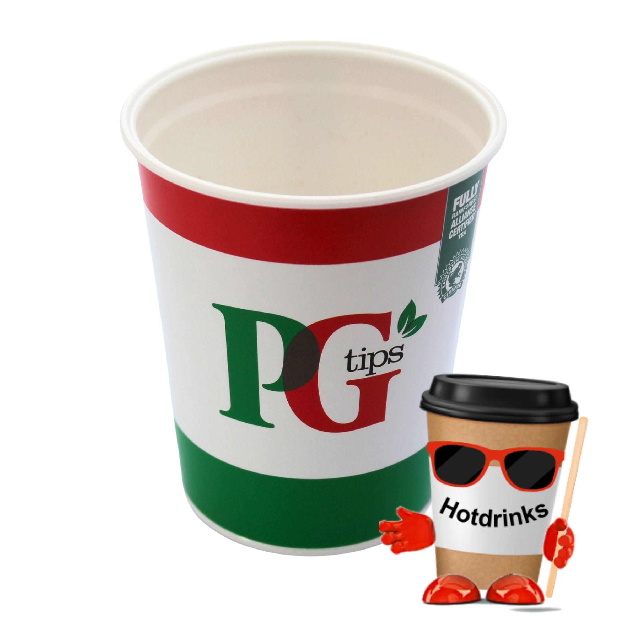 2Go PG Tips Tea 'Bag & Tag' White – In Cup Drinks